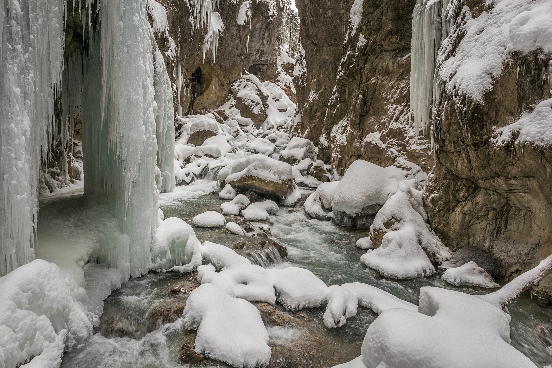 Bergpixel Partnachklamm-Winter - Bergpixel